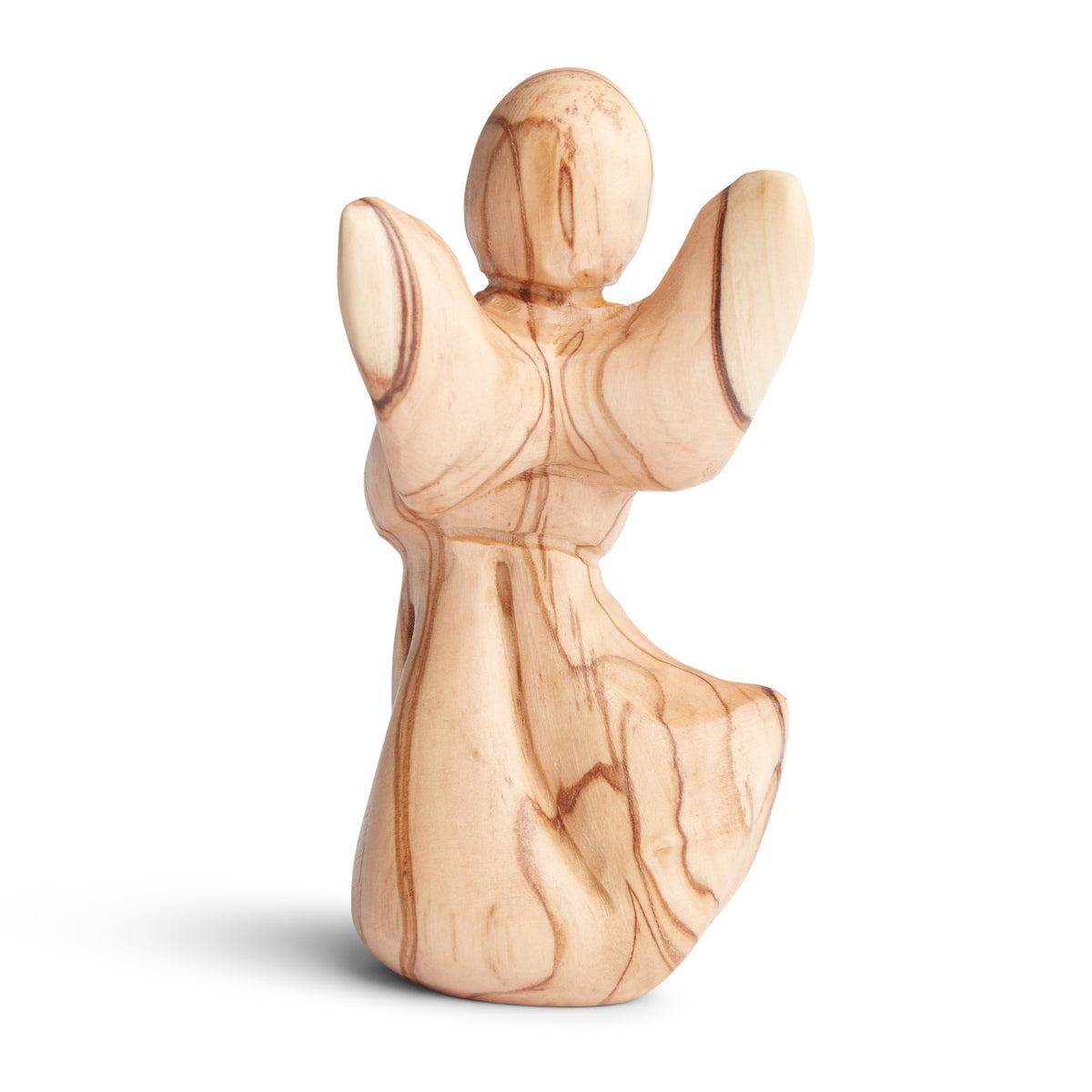 Angel Praying Hand Carved In Bethlehem Out Of Olive Wood – From The ...